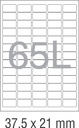 NovaJet (Technova) MPL 65, A4 Size 37.5x21 mm, Multipurpose Label ...