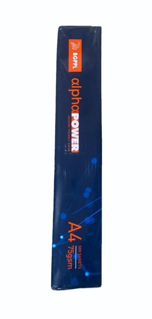 Alpha Power Copier Paper A4 75 Gsm (500 Sheet,1 Ream) White Colour ...