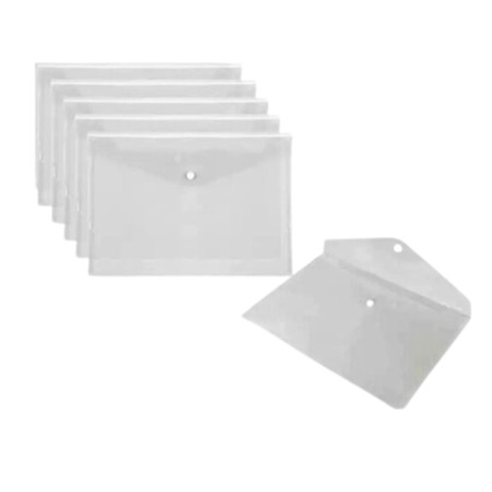 Infinity Cheque Book Folder, My Clear Bag A5 Size Transparent (Pack Of ...