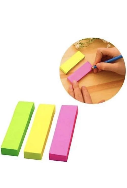 Oddy Sticky Notes 1"x3" (25mmx75mm) 3 Colour Post IT 120 Sheet | SHRI ...