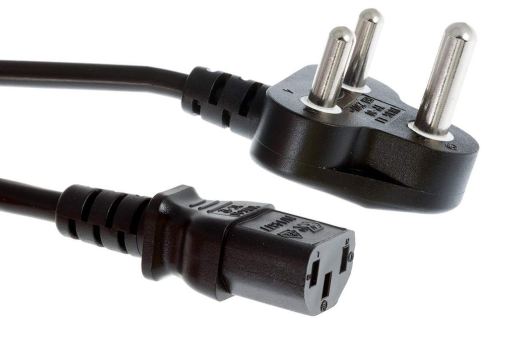 Power Cable (1.5 Meter) For PC/ Desktop Computer/ Monitor/ SMPS/ TV ...