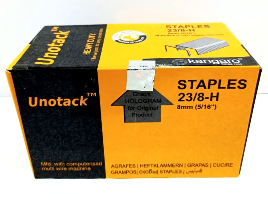 Kangaro Stapler Pin 23/8-H (Pack Of 20) | SHRI LALSHAH PAPERS PRIVATE ...